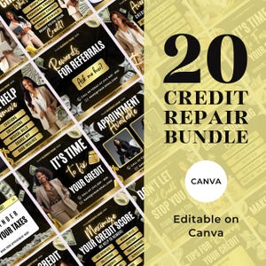 Credit Repair Bundle, Credit Repair Instagram Templates, Credit Repair ...