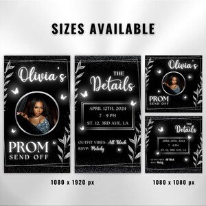Prom Send off Invitation, Prom Flyer, Prom Invitation Flyer, Prom Flyer ...