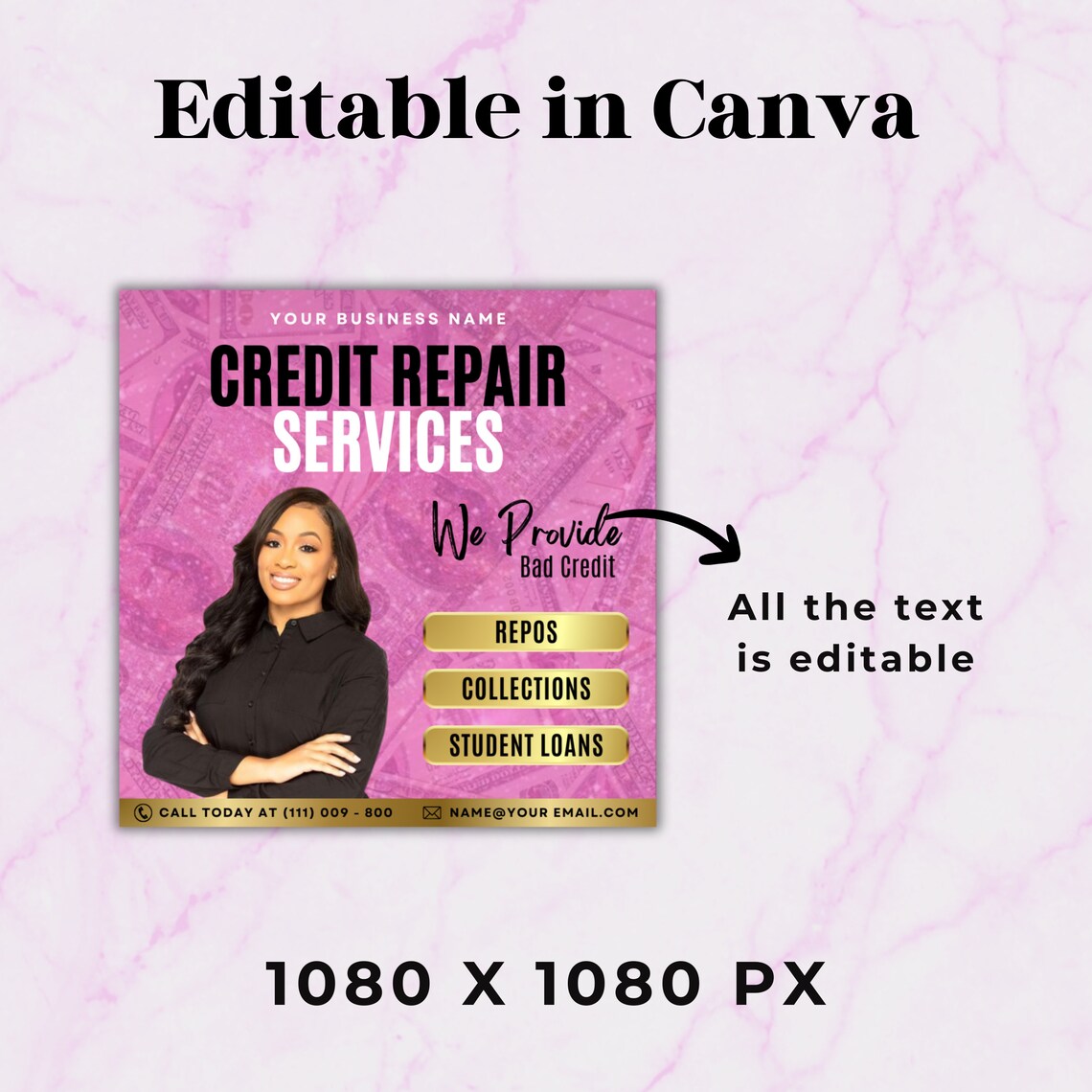 20 Credit Repair, Credit Repair Bundle Instagram Templates, Credit ...