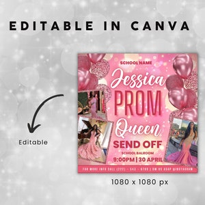 Prom Invitation Flyer, Prom Event Flyer, Prom Invitation, Prom Event ...