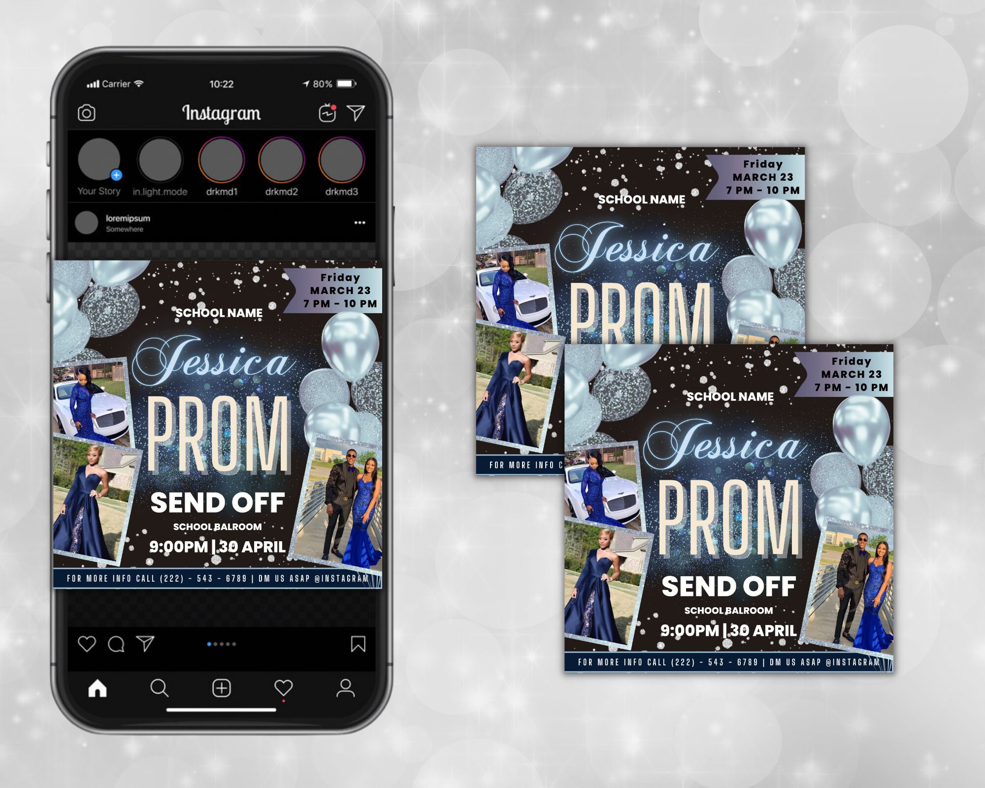 Prom Invitation Flyer Prom Event Flyer Prom Invitation Prom - Etsy