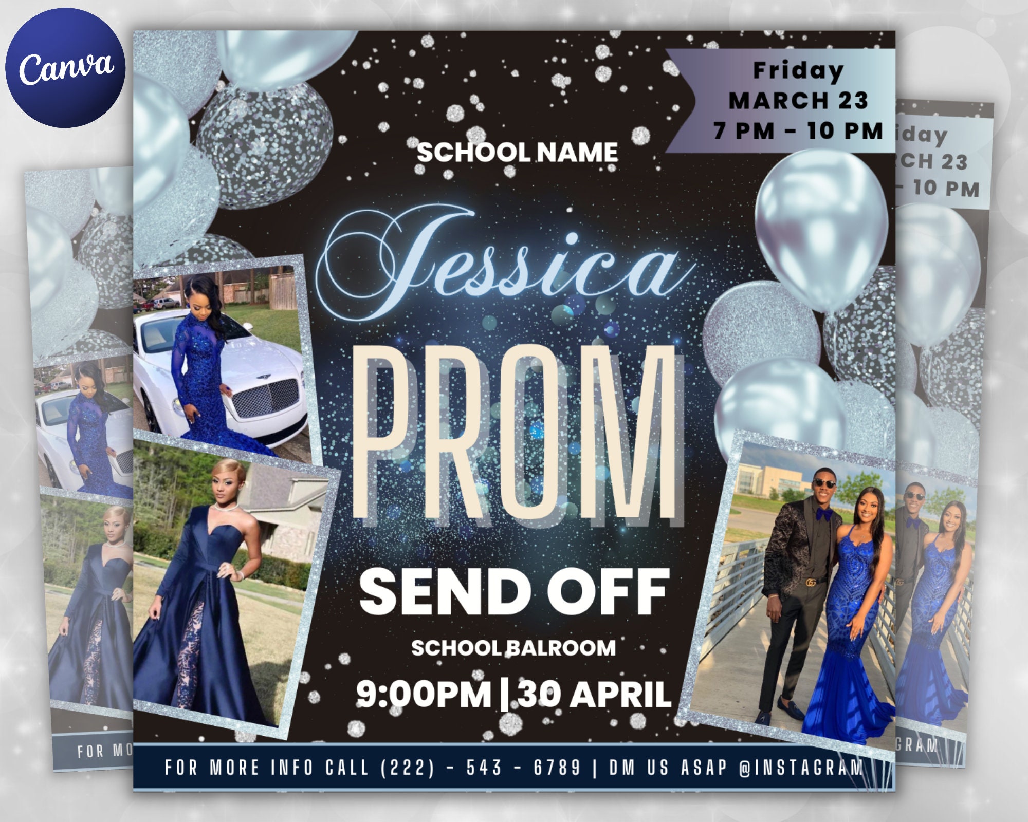 Prom Invitation Flyer Prom Event Flyer Prom Invitation Prom - Etsy