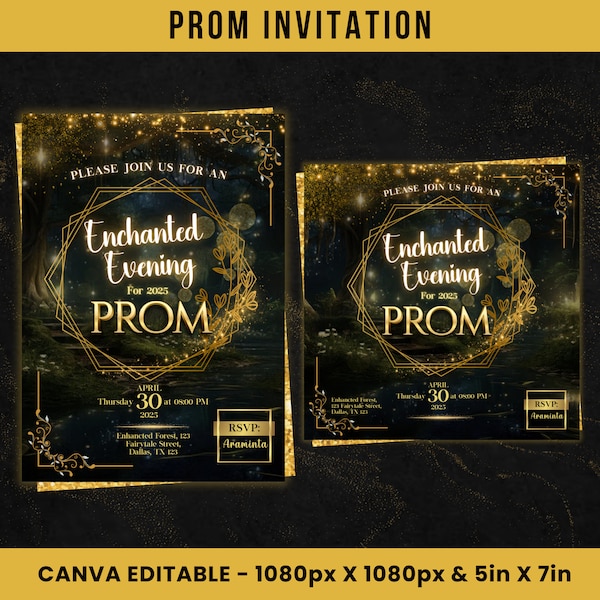 Enchanted Forest Prom Theme - Etsy