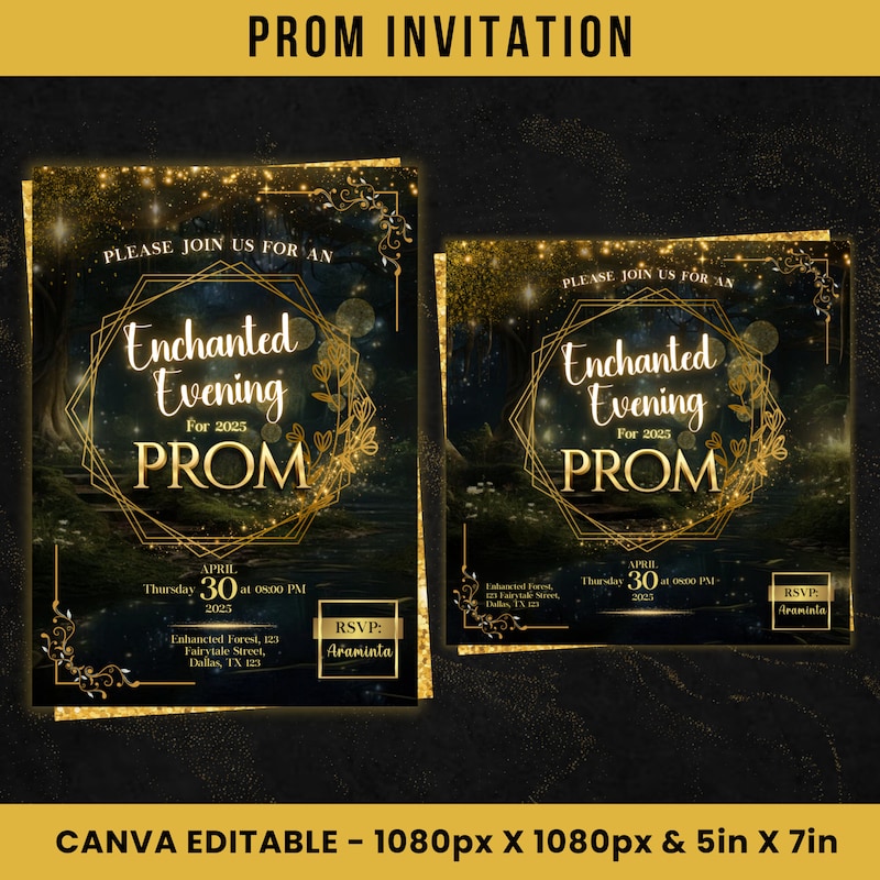 Enchanted Forest Prom Theme - Etsy