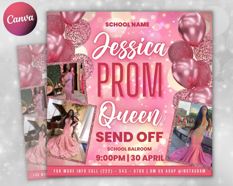 Prom Invitation Flyer Prom Event Flyer Prom Invitation Prom - Etsy