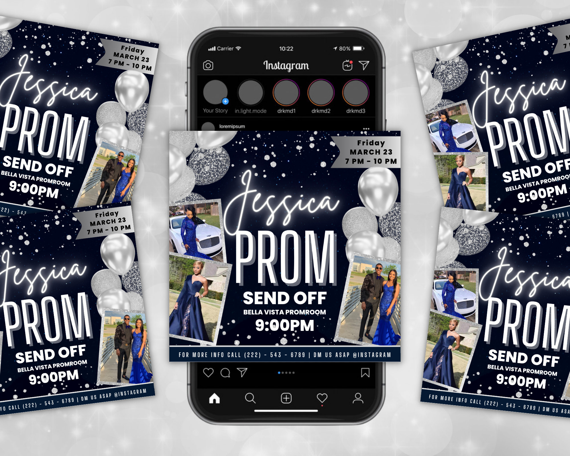 Prom Invitation Flyer Prom Event Flyer Prom Invitation Prom - Etsy