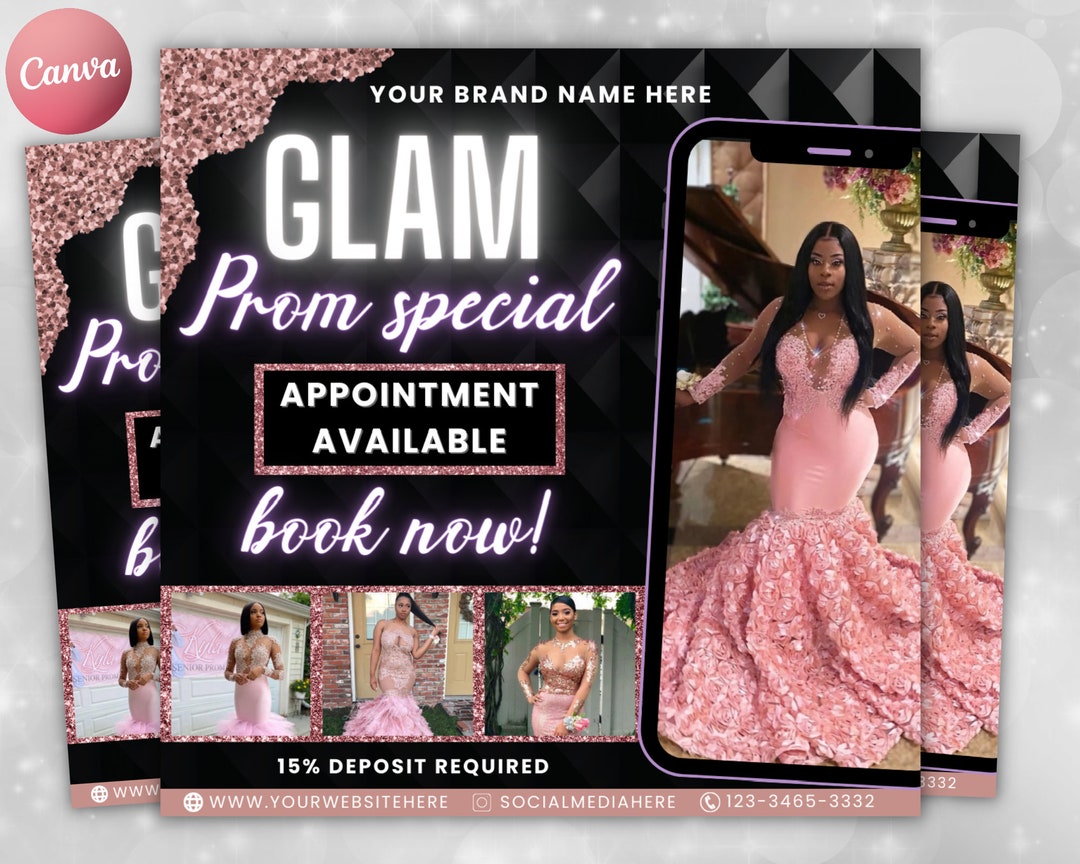 Prom Invitation Flyer, Prom Event Flyer, Prom Invitation, Prom Event ...