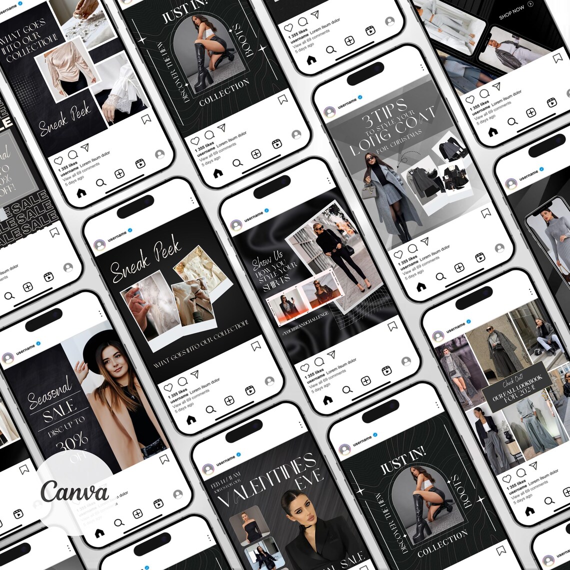 50+ Fashion Instagram Post, Women & Mens Clothing Brand, Fashion Social ...