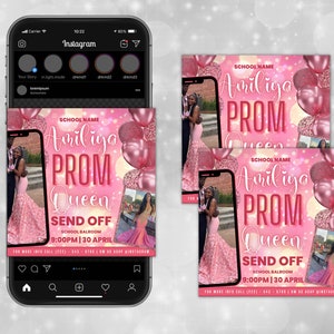 Prom Invitation Flyer, Prom Event Flyer, Prom Invitation, Prom Event ...