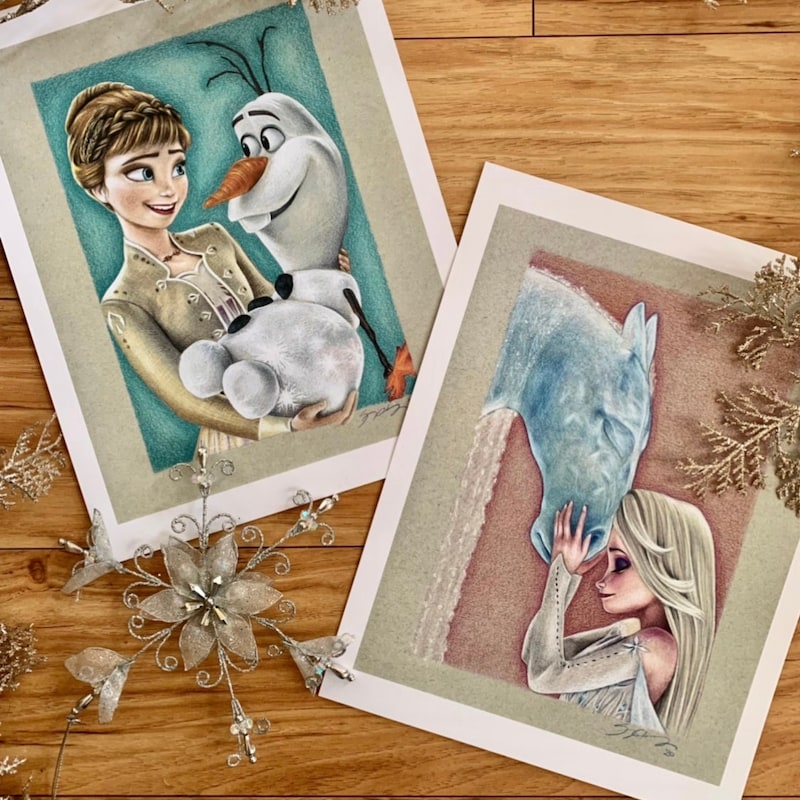 Frozen Art - Etsy
