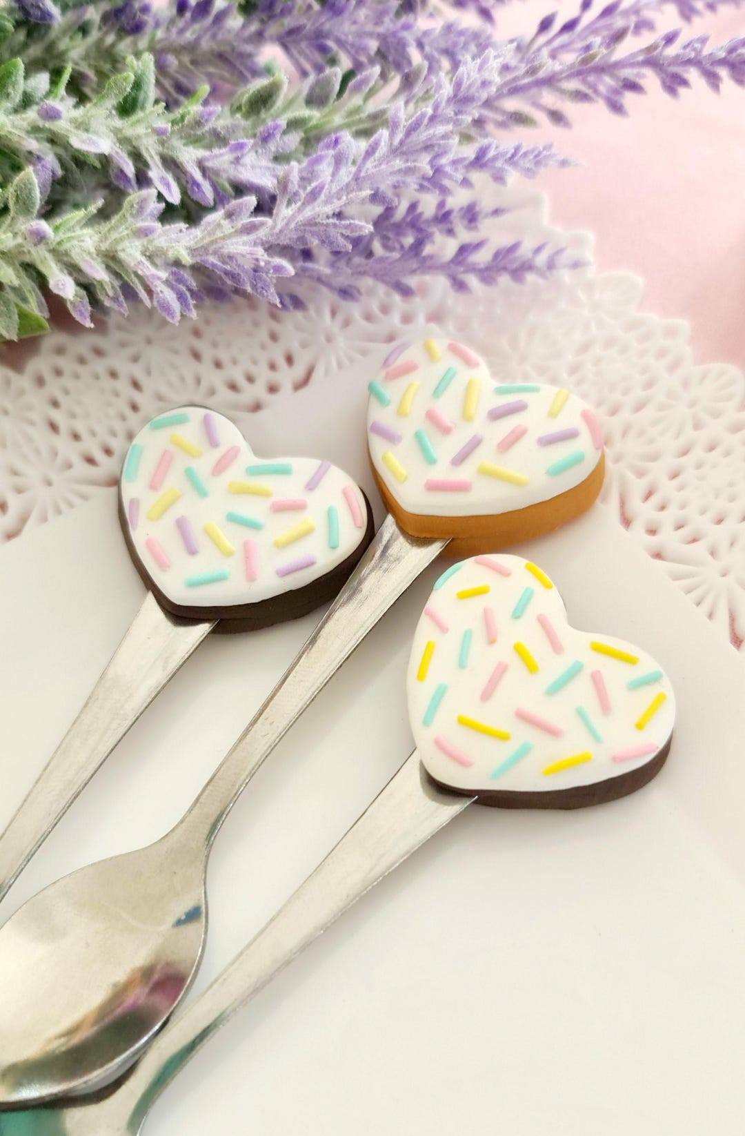 Spoons With Fake Biscuits - Etsy