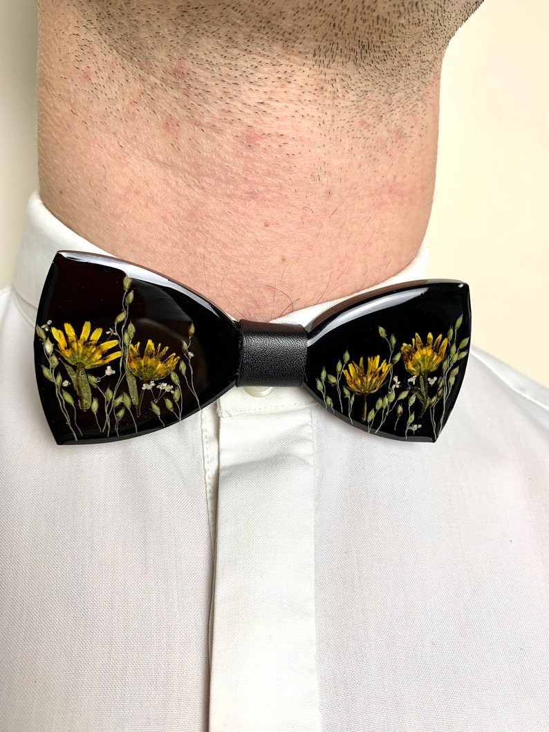 Flowers Bow Tie, Man’s Bow Tie, Unique Bow Tie, Unusual Bow Tie ...
