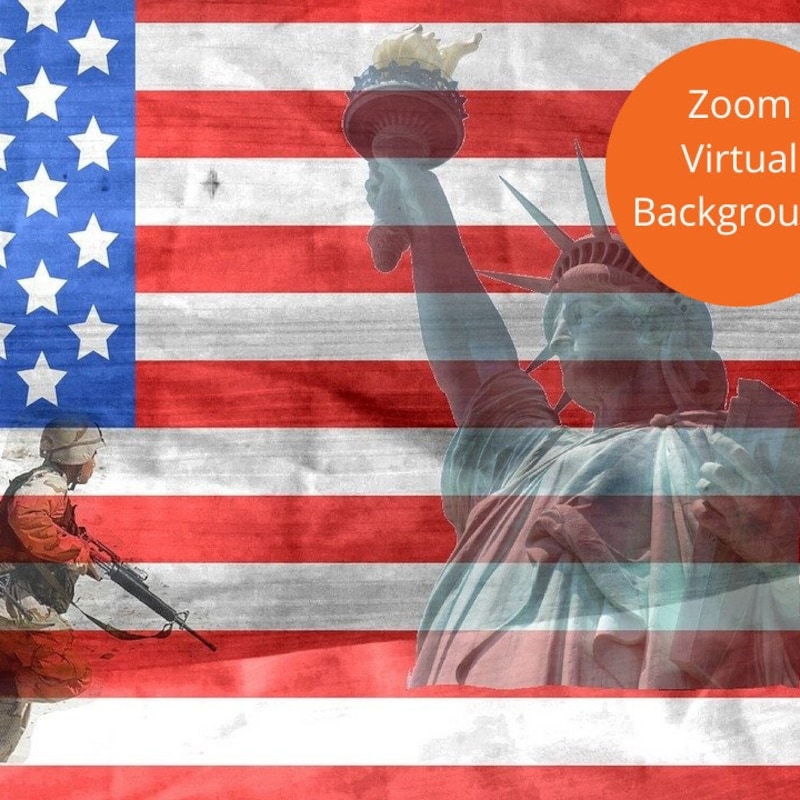 Patriotic Teams Background Home Office - Etsy