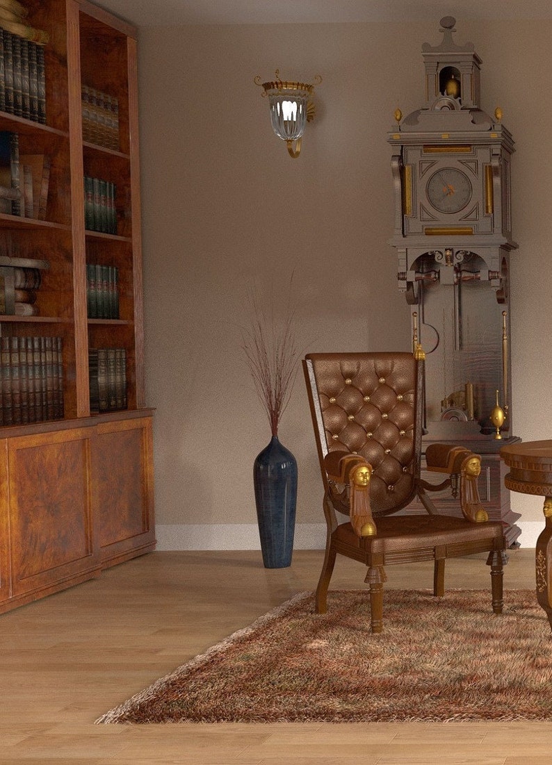 Library Office Zoom Background Digital Virtual Background for ...