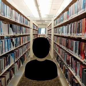 Library Bookshelf Zoom Background, Digital Virtual Background for Zoom ...