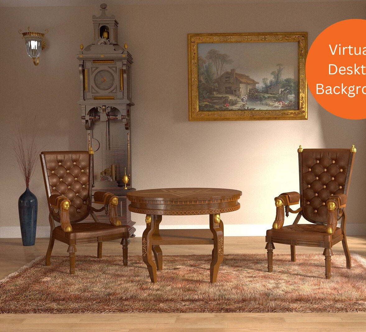 Library Office Zoom Background Digital Virtual Background for ...