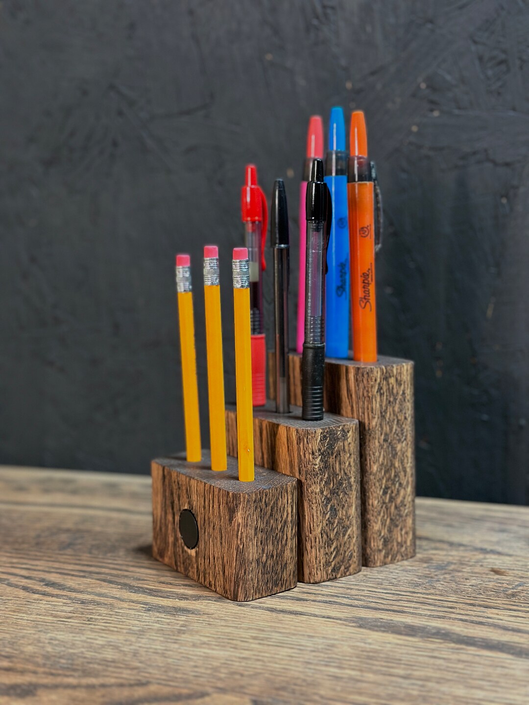 Magnetic Stackable Marker, Pen and Pencil Holder Set - Etsy