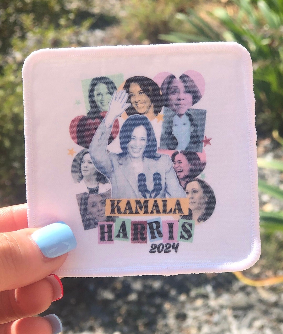Kamala Harris Hat Patch, Harris 2024 Hat Patch, Kamala Iron on Hat ...