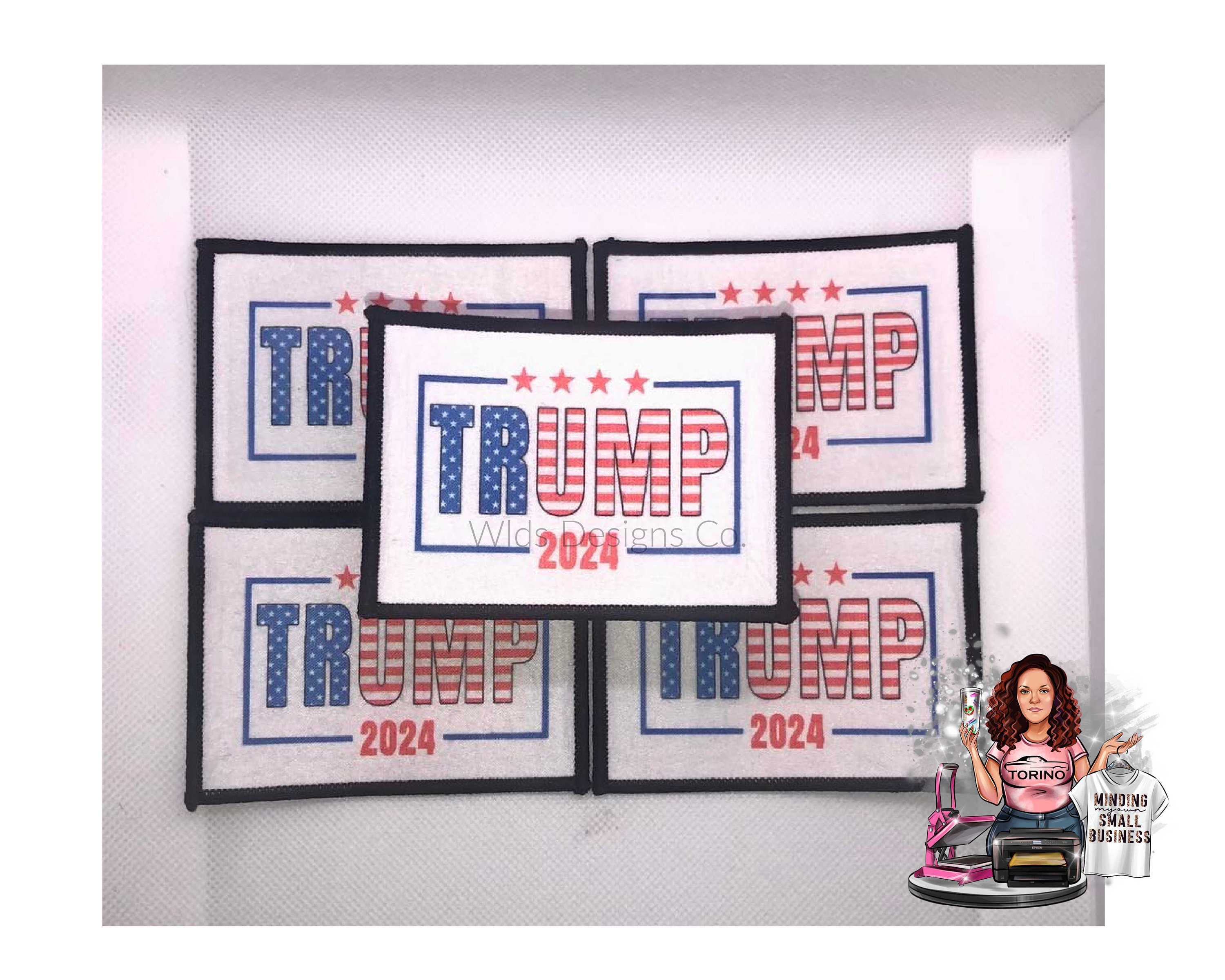 Trump 2024 Patch, MAGA Patch, USA Patch, Trucker Hat Patches, Election ...