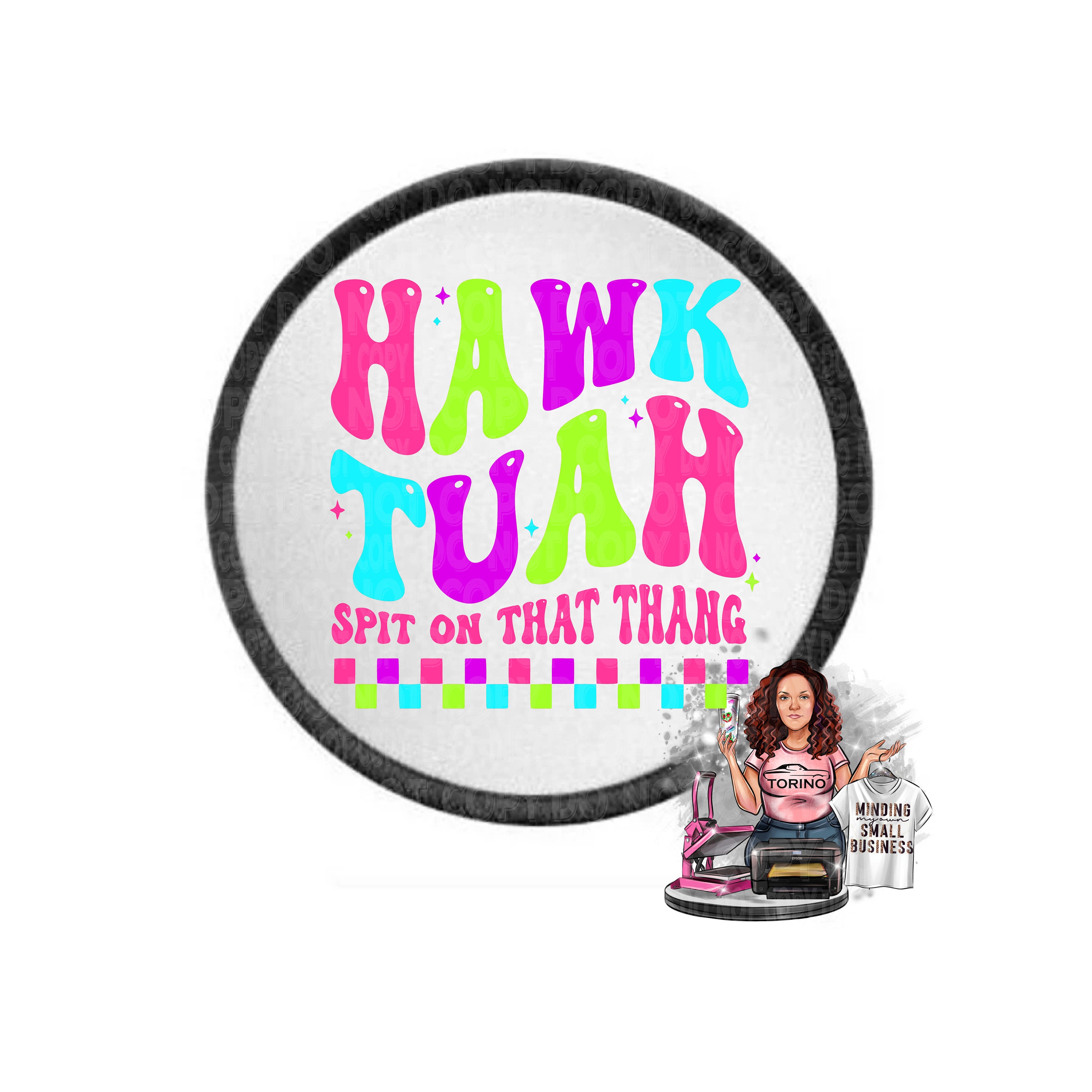 Hawk Tuah Hat Patch, Hawk Tuah Iron on Hat Patch, Trucker Hat Bar ...