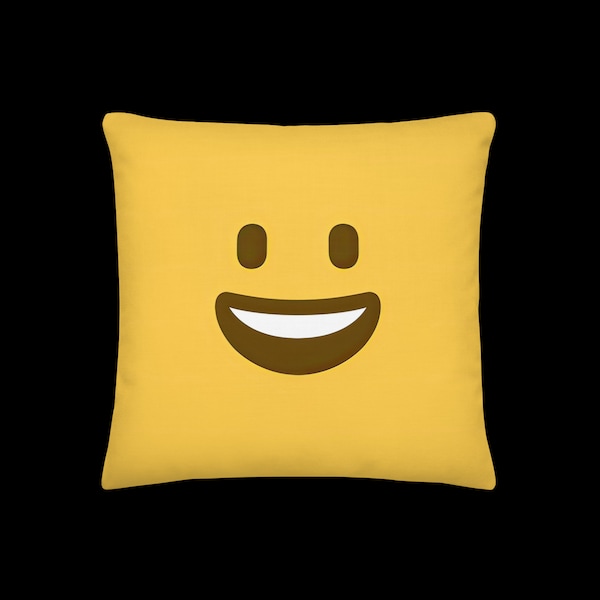 Smiley Face Pillow - Etsy