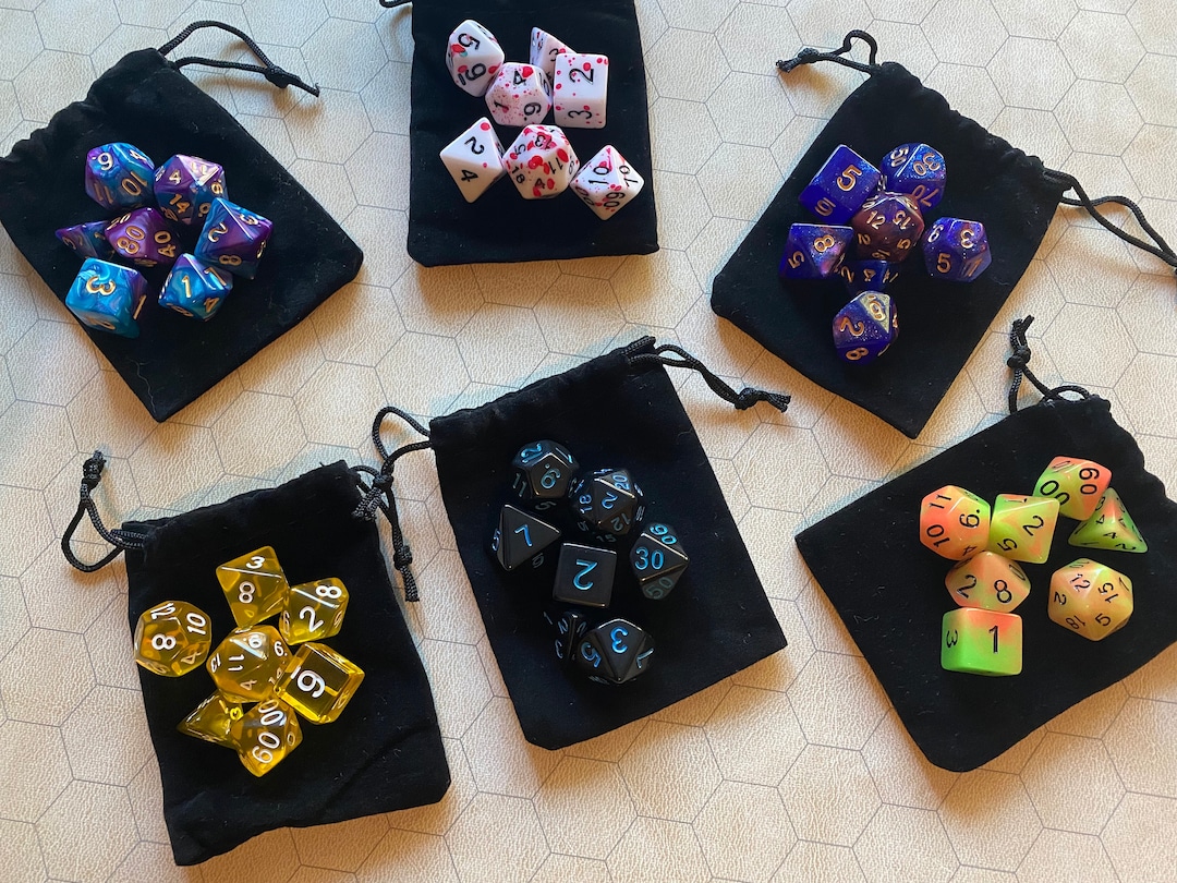Random Dice Sets (lot of 4) - Etsy