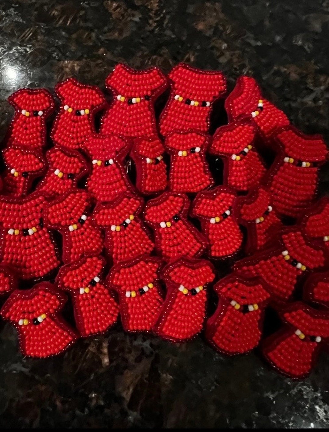Beaded Red Dress Pin, MMIWG2S Awareness - Etsy