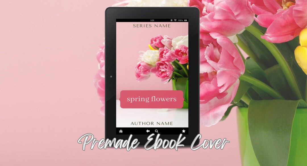 Spring Flowers – Premade Book Cover | Romance Book Cover | Women’s ...