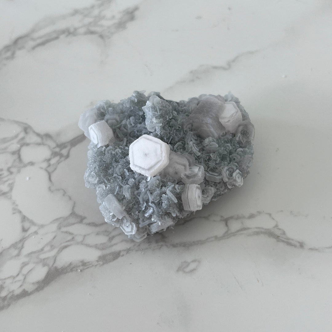 Light Pink Coin Calcite Specimen UV Fluorescent Yaogangxian Hunan China ...