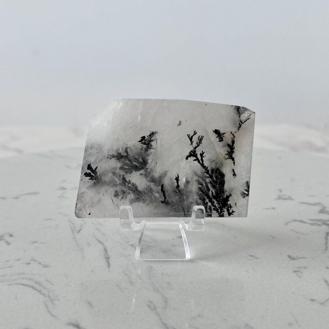 Dendritic Clear Quartz Slab - Etsy