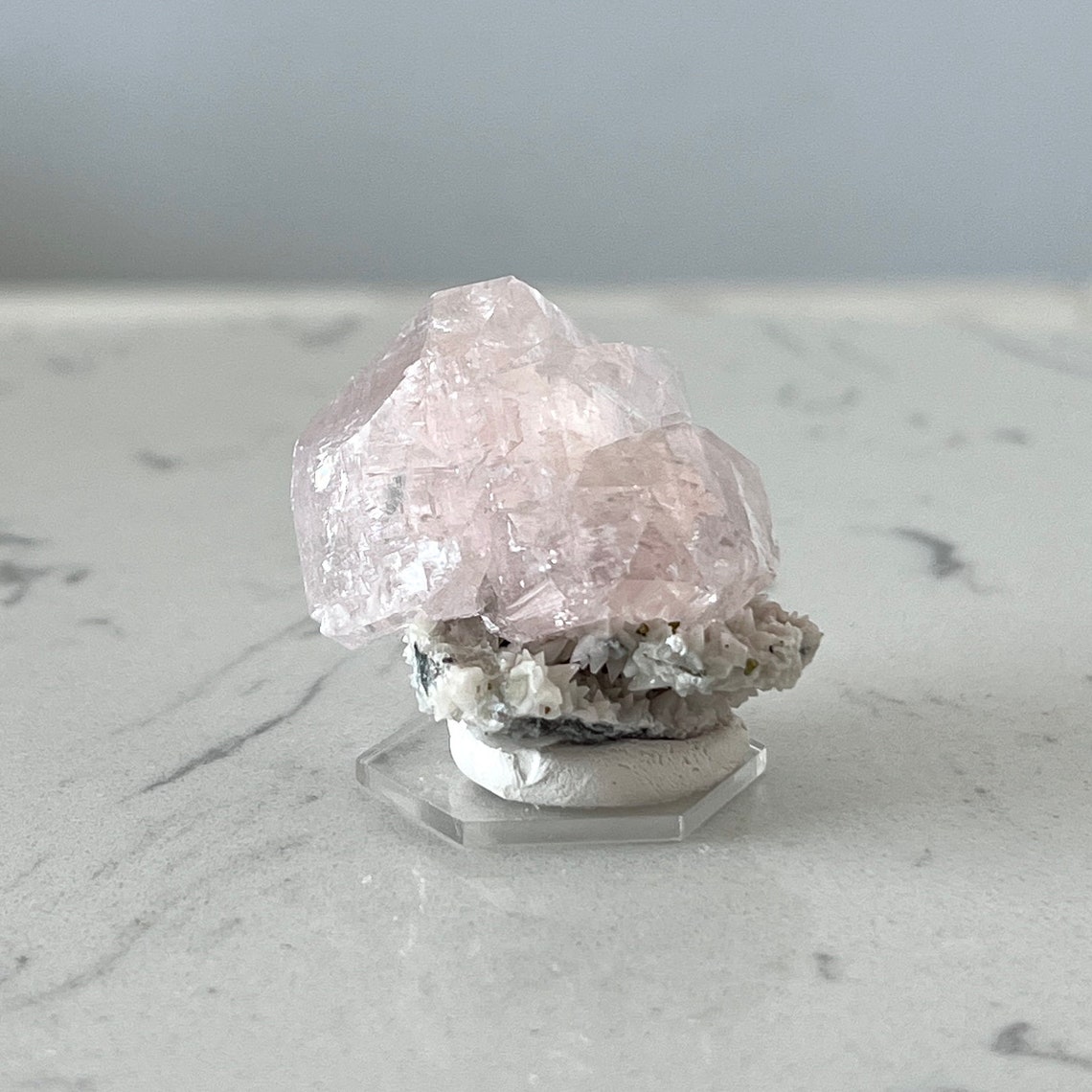 Pink Diamond Calcite Specimen UV Fluorescent Hubei China - Etsy