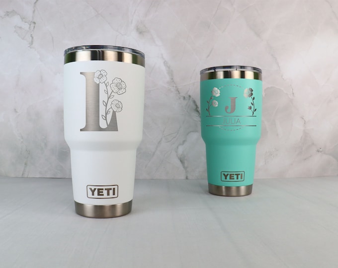 Personalized YETI Tumbler, Custom Name, Monogram & Vacation Designs ...