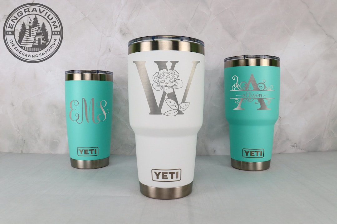 YETI Tumbler Personalized 30oz, 20oz, Engraved Custom YETI Rambler ...