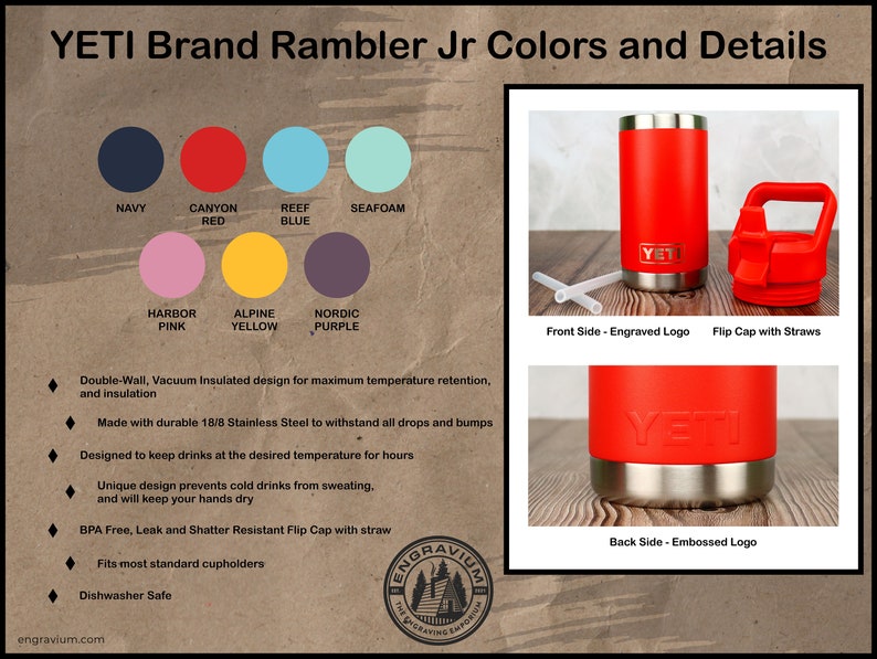 Personalized YETI Kids Rambler Dinosaur Kids Tumbler - Etsy