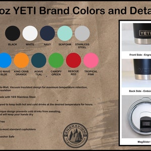 Personalized YETI Tumbler, Custom Name, Monogram & Vacation Designs ...