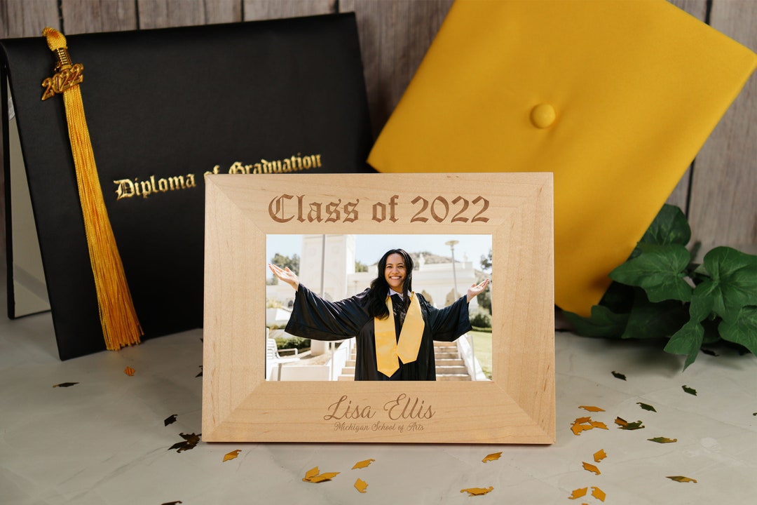 Class of 2026 Graduation Photo Frame - Script Font - Personalized ...