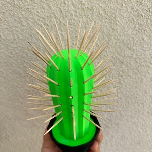 3D Printed Cactus Toothpick Dispenser: Novelty Desk Decor - Etsy