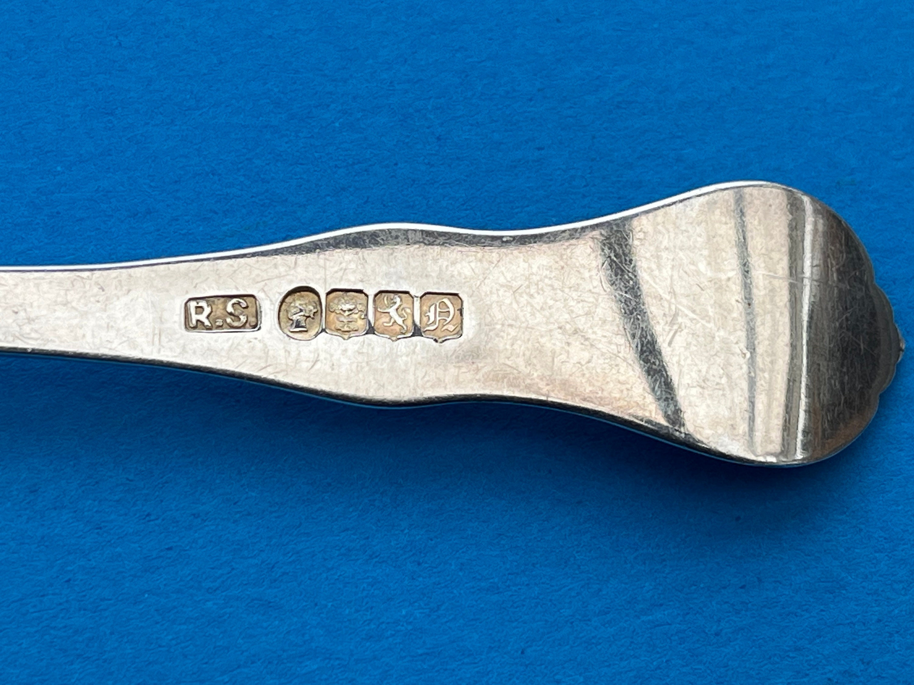 Rare Scottish Antique Victorian Solid Silver Teaspoons 1858 - Etsy