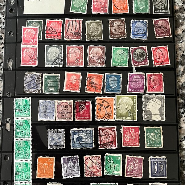 Germany Vintage Stamps - Etsy