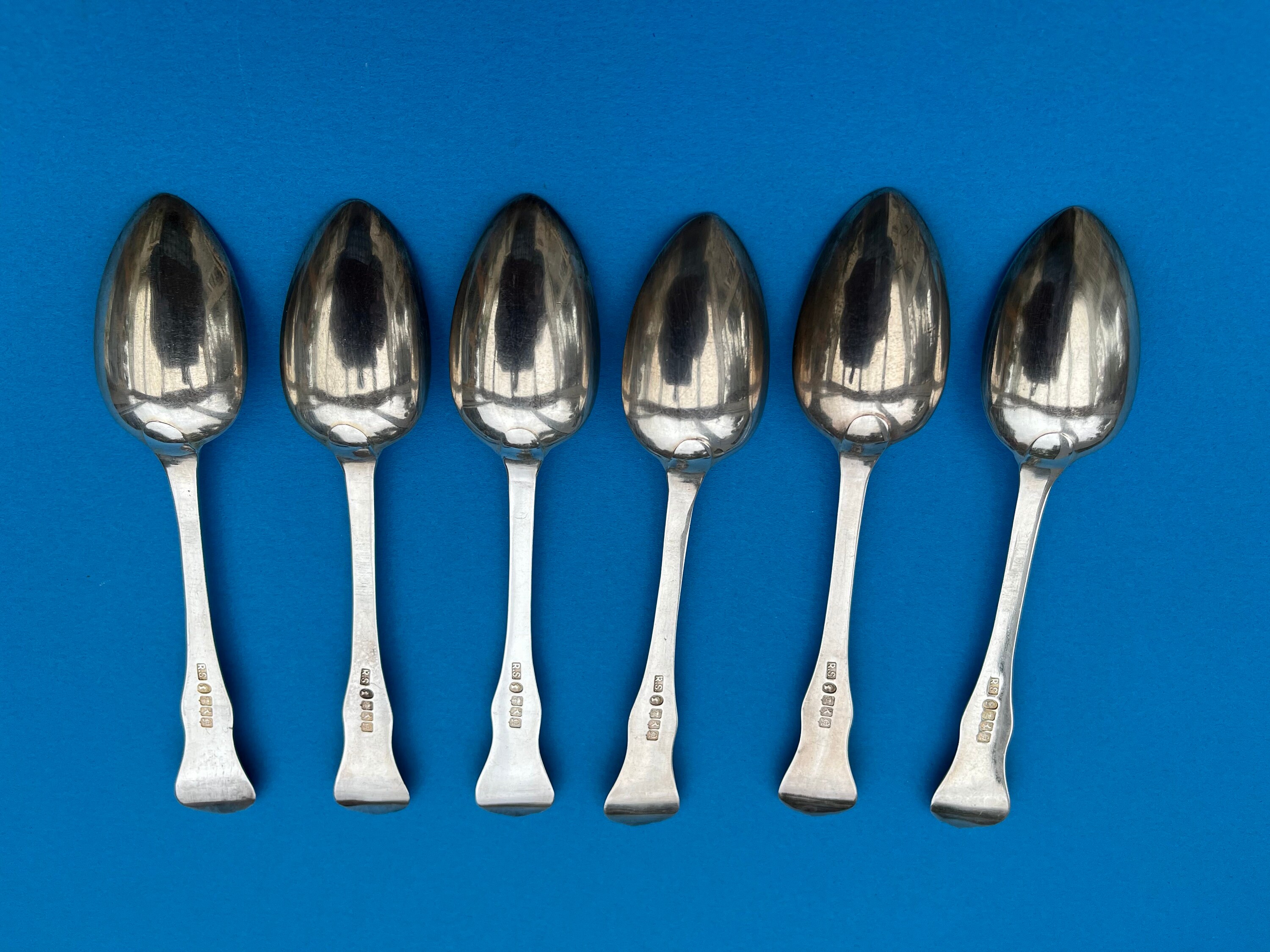Rare Scottish Antique Victorian Solid Silver Teaspoons 1858 - Etsy
