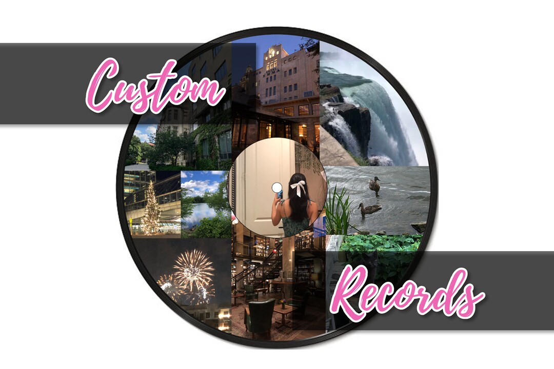 PERSONALIZED/CUSTOM Vinyl Record Collage read Description Before ...