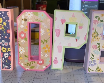 Stl 3d Print Files of Letters - Etsy