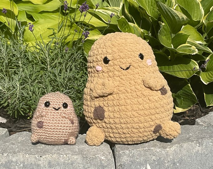 Emotional Support Crochet Potato Plushie Finished Product, DIY ...