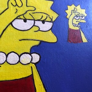 Lisa Simpson Loser Painting - Etsy