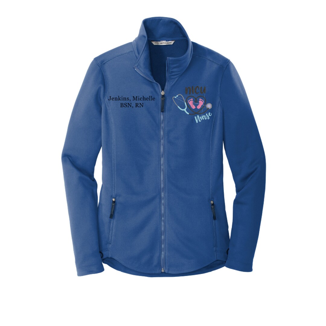 Nurse NICU Design on Jacket ladies/ Polyester/fleece - Etsy