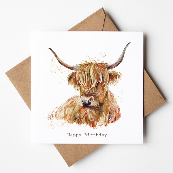 Cow Greeting Card - Etsy