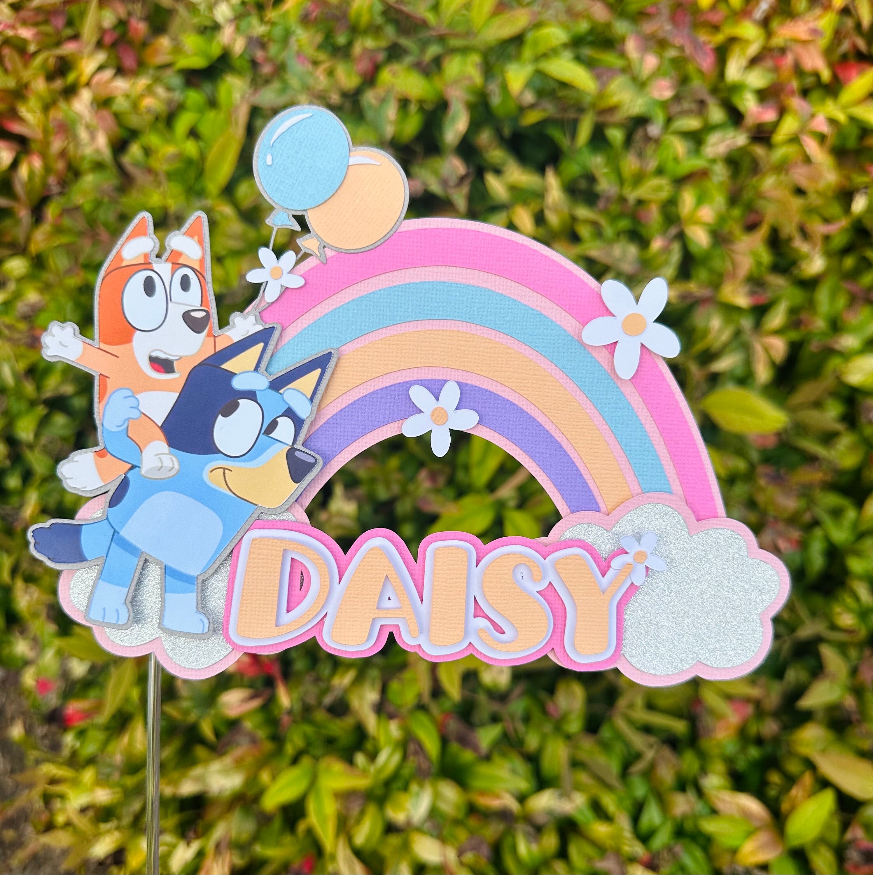 Bluey Cake Topper Bluey And Bingo Cake Topper Etsy