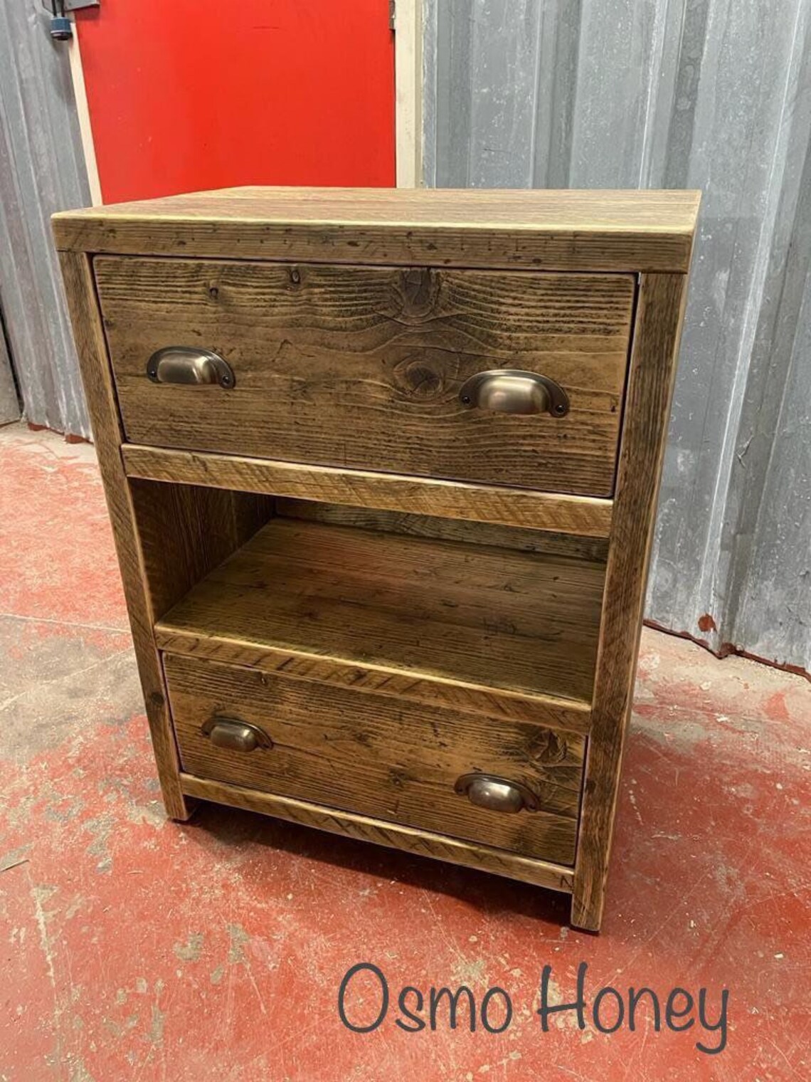 BRISTOL Reclaimed Wood Vanity Unit - Etsy UK
