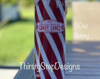 Candy Cane Drip - Etsy