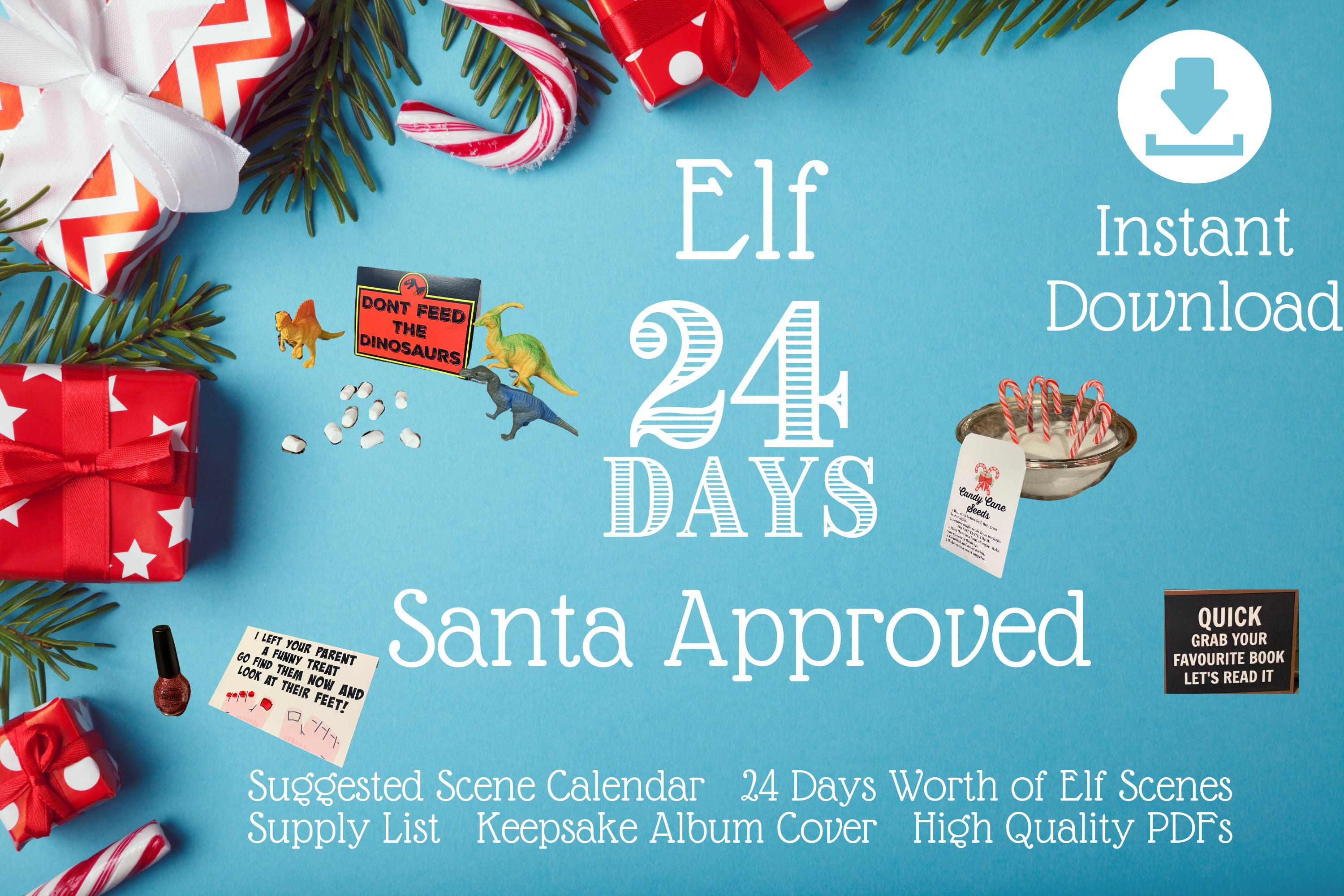 Elf Complete 24 Day Package Set Elf Kit 2020 Digital Download | Etsy